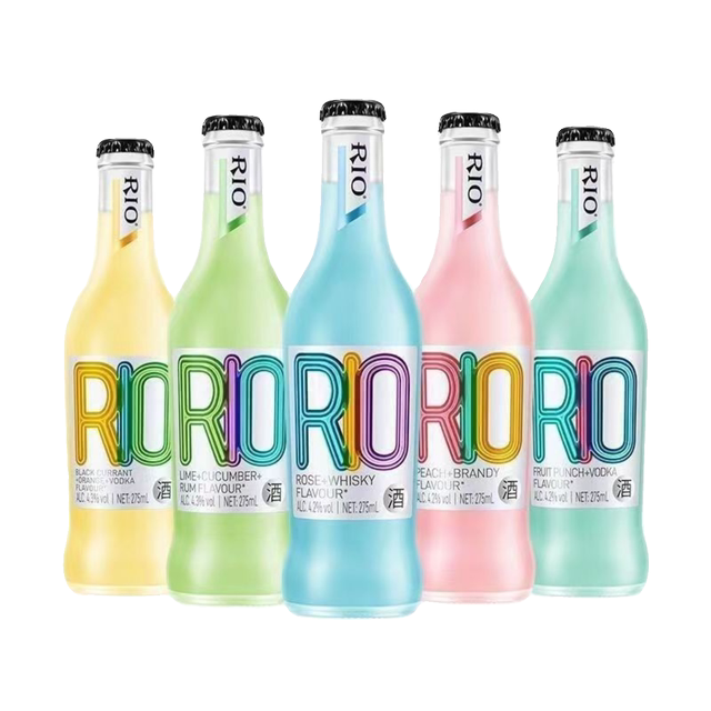 New date RIO Ruiao cocktail pre-mixed wine classic 275ml*6 glass bottle ...