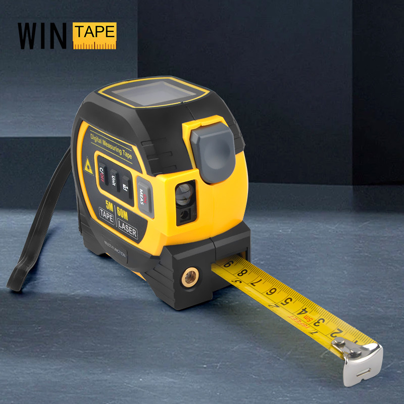 Wintape Laser Tape Measure Three-in-One Infrared Rangefinder Electronic ...