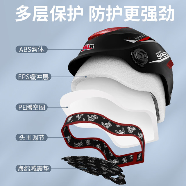 2024 new summer helmet for men and women electric motorcycle 3C ...