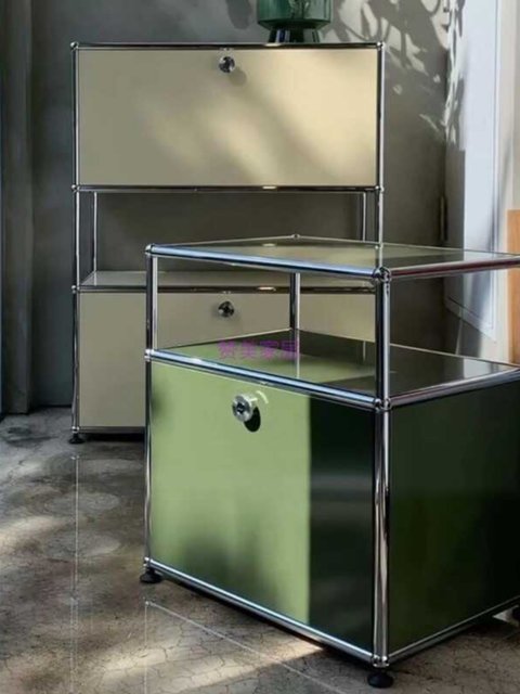 Korean version of usm module combination cabinet stainless steel olive ...