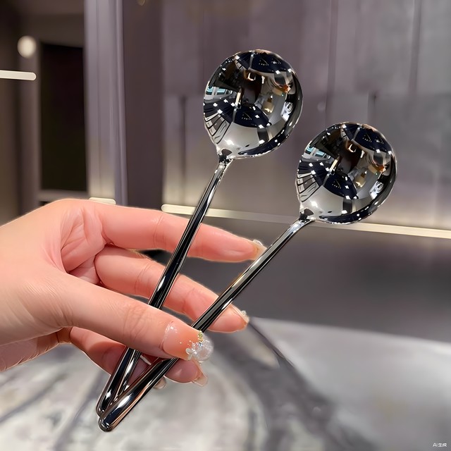 304 stainless steel household exquisite high-value Korean long handle ...