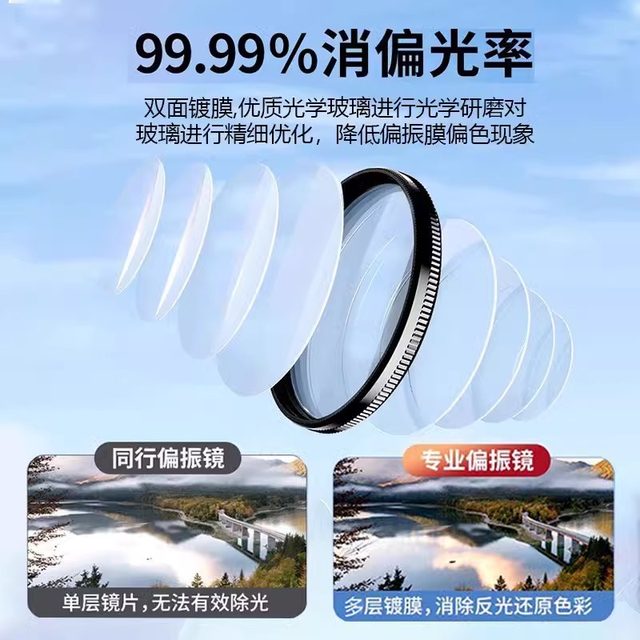 Mobile phone polarizer special photography filter photography HD ...