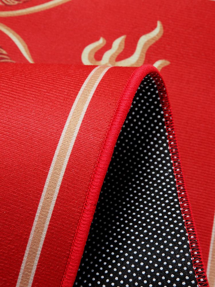 Red Wedding Bay Window Cushion - Festive Modern Chinese Style