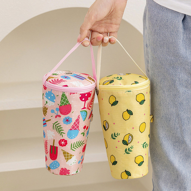 Winter coffee milk tea thermos cup cover portable hand-held anti ...