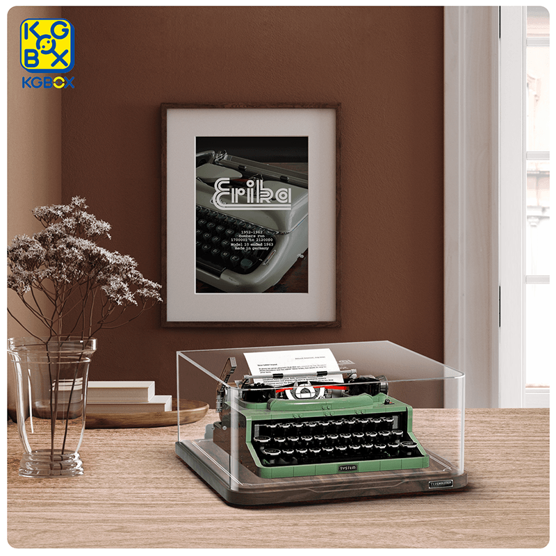 KGBOX is suitable for Lego typewriter 21327ideas typewriter acrylic ...