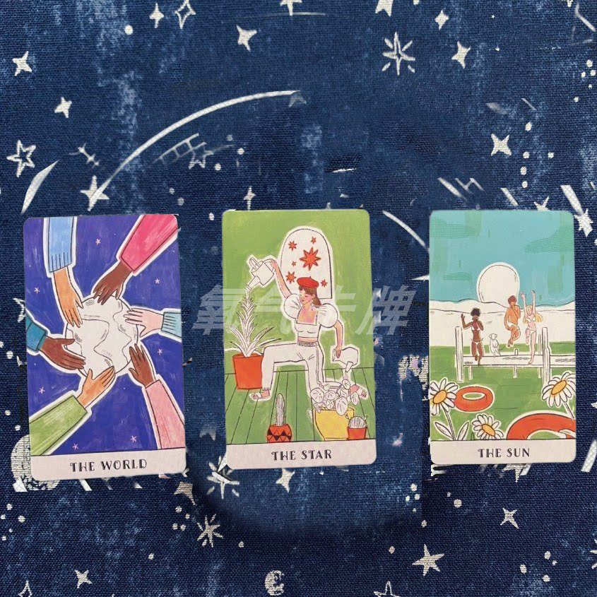 Tarot Tower Luo Truth True Card Realtalk English 78 Vitt Pink