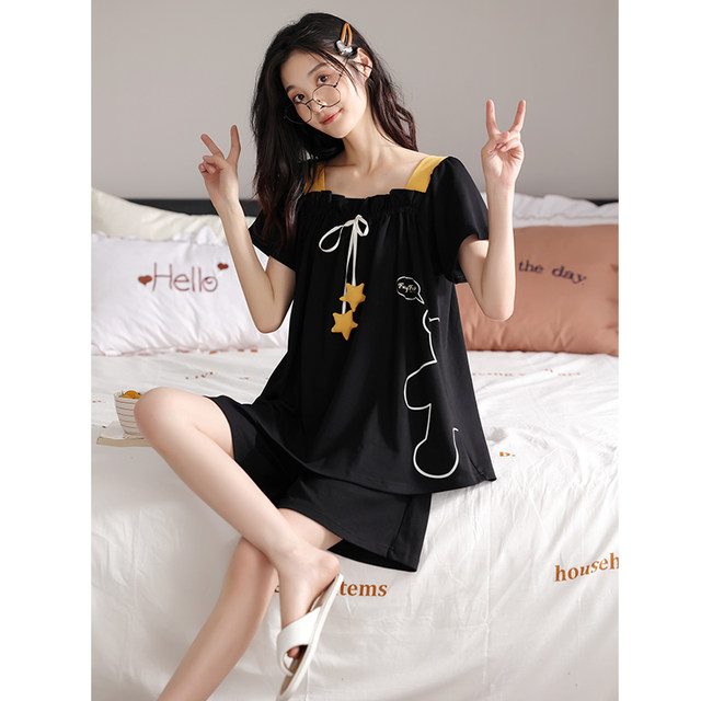 2024 pajamas for women, summer sweet and cute home wear, fashionable ...