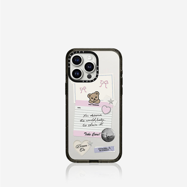 CASETiFY romance label is suitable for iPhone15/14/13/Pro/Max phone cases