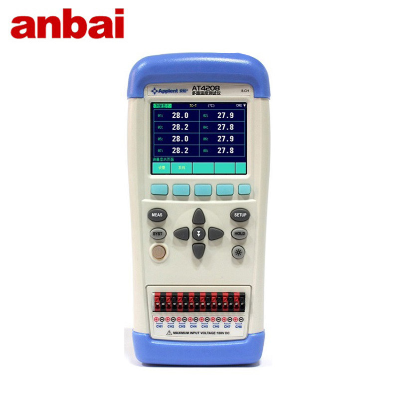 Amber AT4208 Temperature Tester Terminal Thermocouple Battery Tester ...