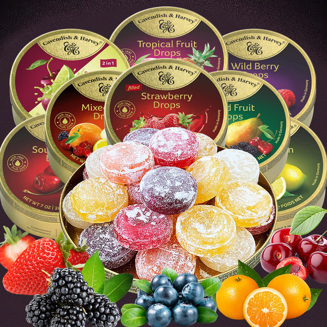 Germany imported Jiayun Fruit Candy, Old Girls Pleasant Sugar New Year ...