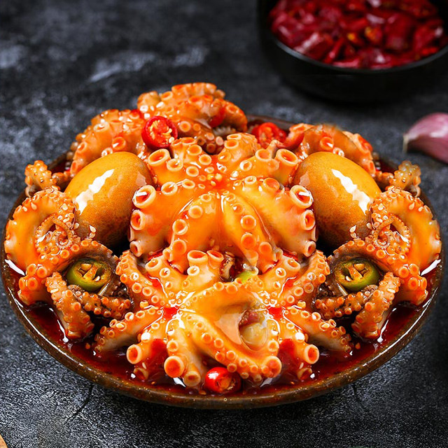 Octopus Big Shot Seafood Deli Internet Celebrity Ready-to-eat Mini ...