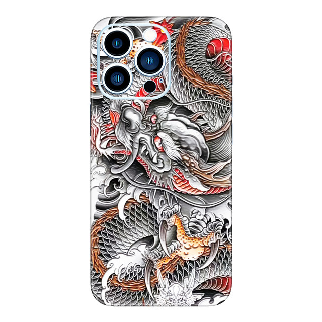 iPhone14Pro embossed mobile phone back film is suitable for Apple 15 ...