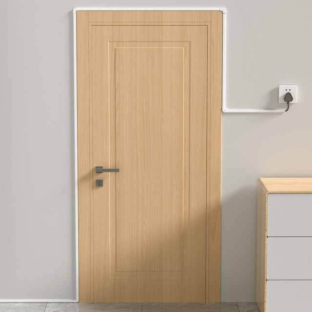 Surface-mounted wire routing trough invisible pvc open line blocking ...