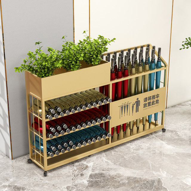 Large capacity umbrella rack storage rack entrance door umbrella rack ...