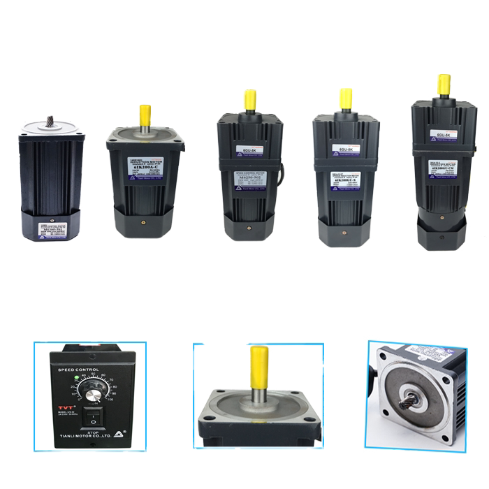 220V AC Gearbox Speed Reducer Motor - 200W/250W Tianli Series