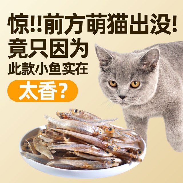 Cat snacks, dried fish, snacks for cats, dry pet food, staple food ...