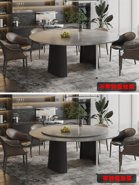 Folding round tables Facing the rounded table table, a round house ...