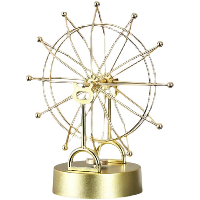 Perpetual motion metal ornaments Ferris wheel alloy crafts office home ...
