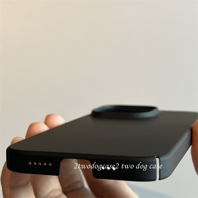 16plus15pro all black matte hard shell large hole lens simple design ...