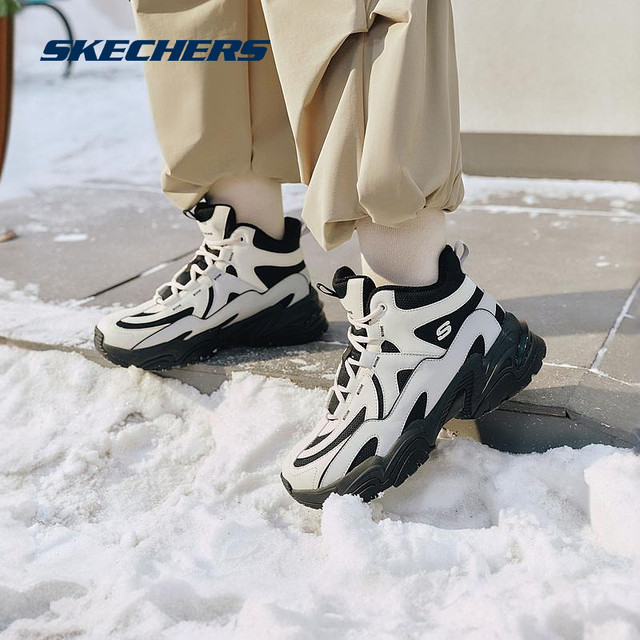 Skechers official outlets autumn mecha shoes second generation high top ...
