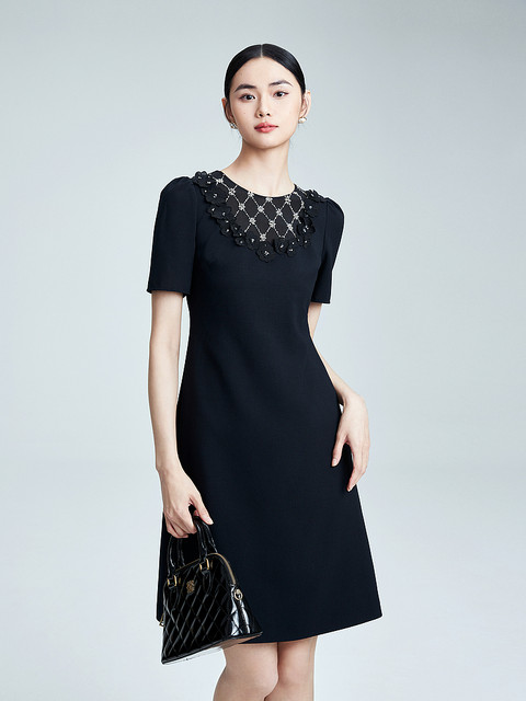 MOJO Baroque Palace Style Dress 2024 New Elegant Temperament Imitation ...