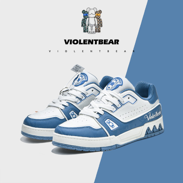 Violent Bear Flagship Store Official Genuine Graffiti Fluorescent Trendy Shoes Men's Casual ...