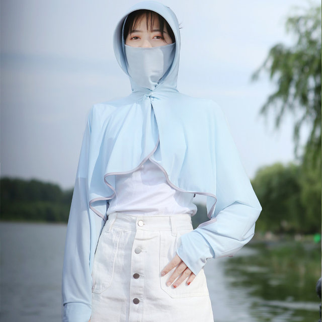 Sun protection shawl women's summer sun protection clothing women's ...