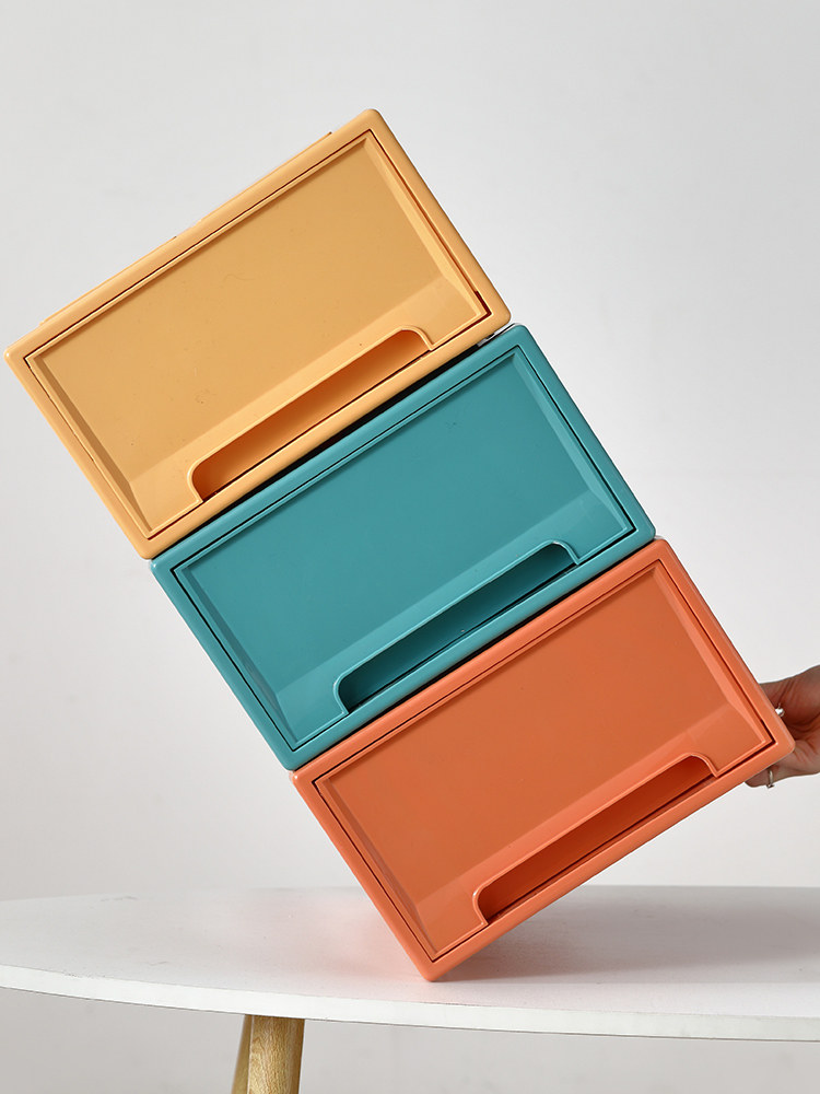 38L Plastic Storage Drawer - Hongrou Solid Color Organizer