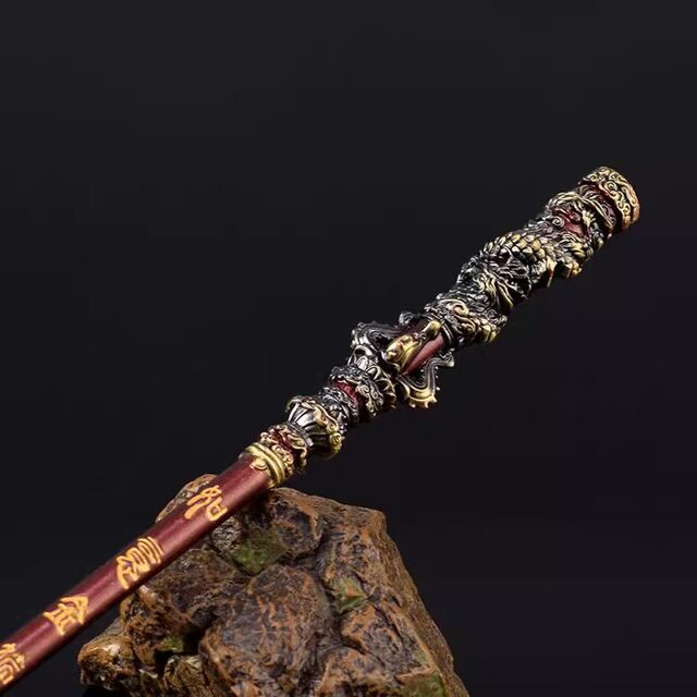 Black mythical Goku Gold Hoe Band Game Peripheral Qitian Dasheng Weapon ...