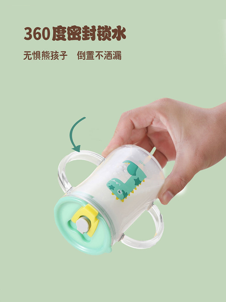 Cubic Man Tritan Milk Cup for Babies & Toddlers - Anti-Drop, with Scale ...