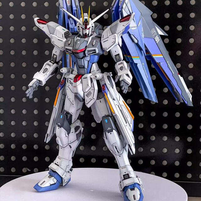 Gunpla Mecha MGEX Free Strike MB Snow White Wings Barbatos Finished ...