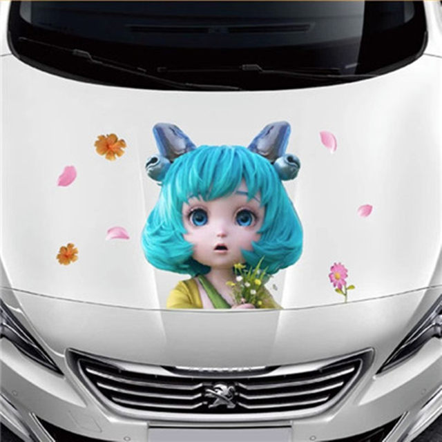 Car hood car sticker King of Glory creative modified decoration to ...