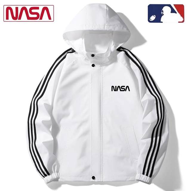 NASA joint spring and autumn thin brand hooded jacket for men's ...