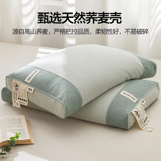 Hailan House Buckwheat Pillow Adult Buckwheat Shell Cortex Cervical ...