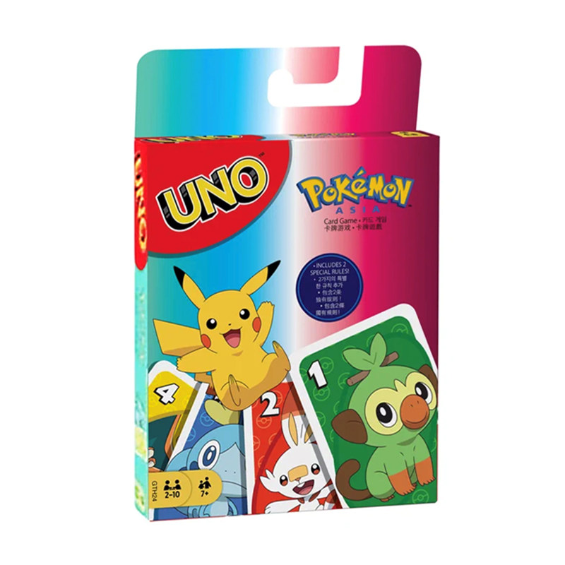 Pokémon Uno Card Game - Pikachu - Clásico Juego de Cartas Familiar