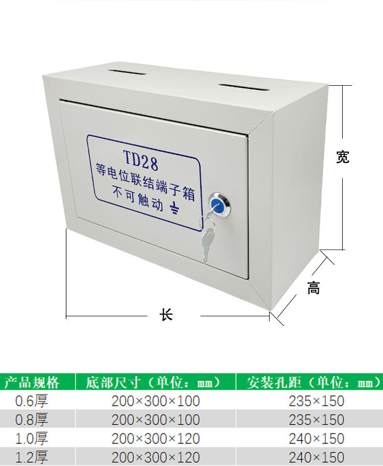 Surface-mounted meb total equipotential terminal box td28 equipotential ...