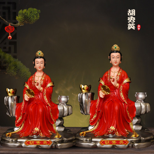 New product: Hu Xiuying Buddha statue, Hu Cuihua statue, resin copper ...