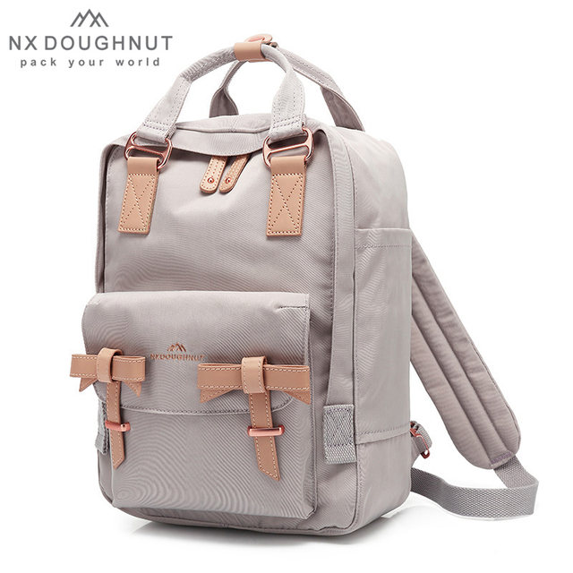 New version of donut backpack female student backpack bow NXDOUGHNUT ...