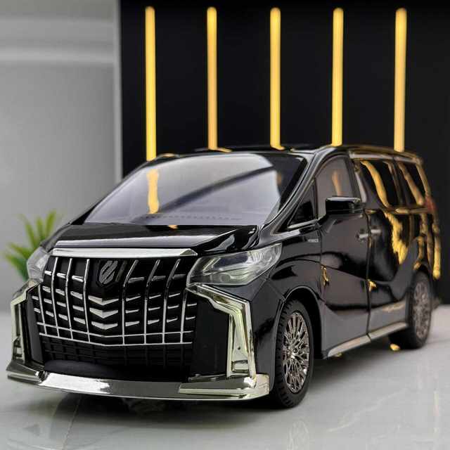 Tide Play Alloy Model 1:24 Toyota Elfa Lighting Sound Sound Power Open ...