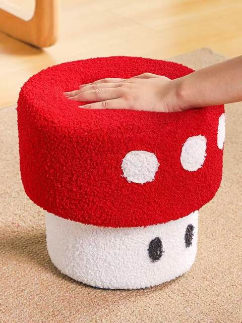Internet celebrity Mario children's low stool creative shoe change ...
