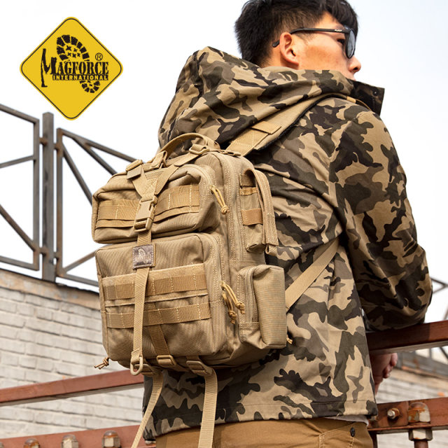 MagForce McGhot Steel 0529 Step Faculty Small Backpack Men and Women Outdoor Tactical wear ...