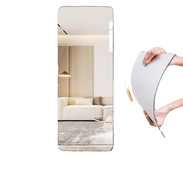 Acrylic explosion-proof soft mirror, wall-mounted, self-adhesive, safe ...