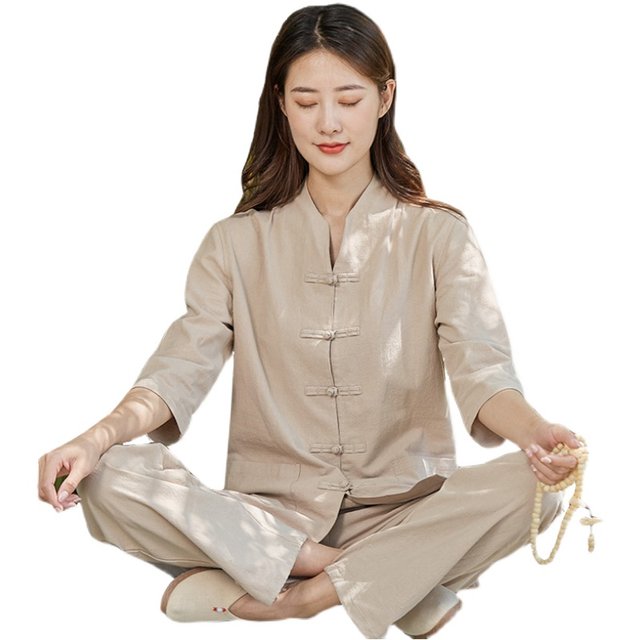 Chinese health moxibustion clinic work clothes for women, head therapy ...