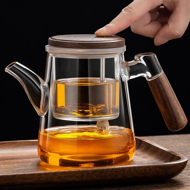 Heat-resistant and flowing cup brewing teapot tea water separation 2025 ...