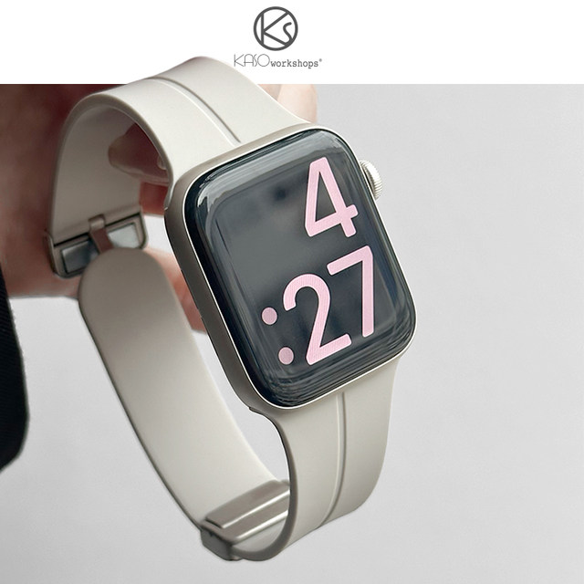 KASO's new ins starlight color silicone magnetic iwatch strap 8 is ...