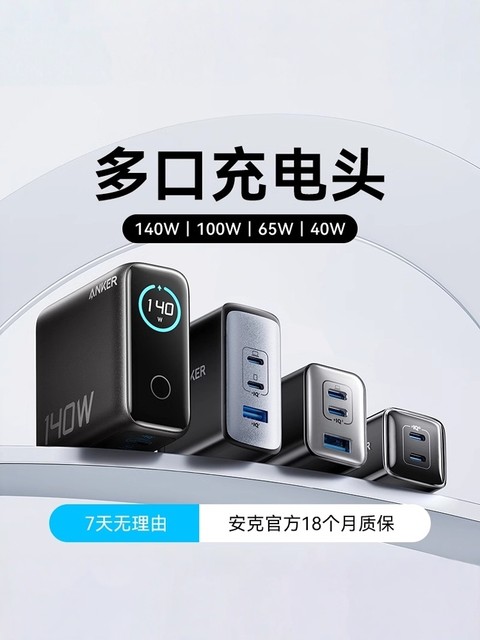 Anker Anker 140w gallium nitride screen display charger is suitable for ...
