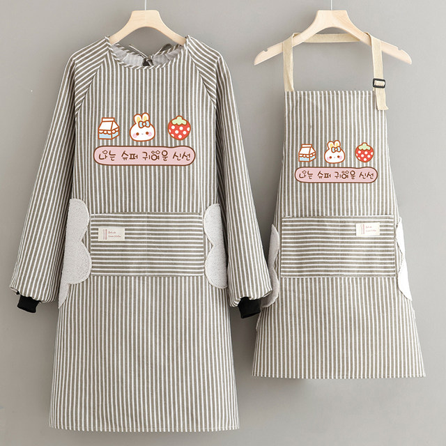Apron, anti-fouling and wear-resistant, cute apron, high-end long ...