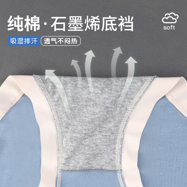 Modal high-waisted seamless underwear for women 2024 new summer thin ...