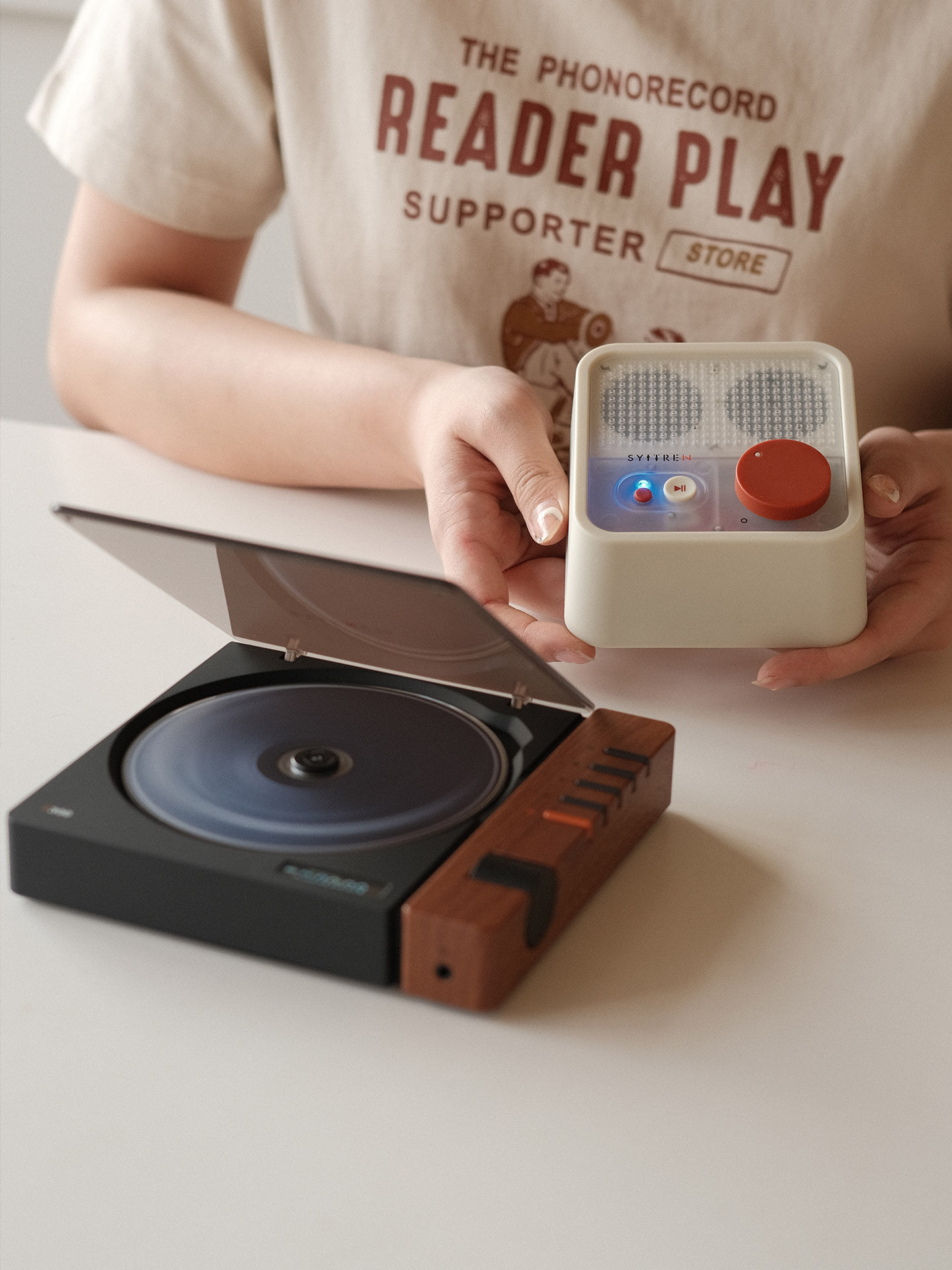 Lecteur CD Bluetooth Rétro Syitren R300