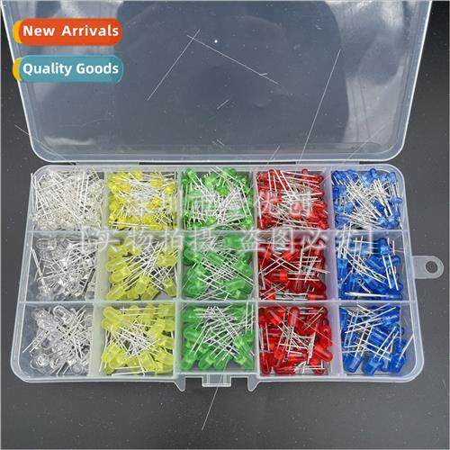 F3 3+5mm LED light-emting diode boxed F5 whe red green red b